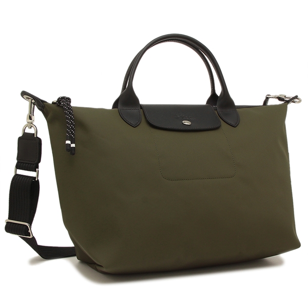 ロンシャン ハンドバッグ ショルダーバッグ プリアージュ エナジー Lサイズ 2WAY カーキ レディース LONGCHAMP 1515 HSR 892 A4対応