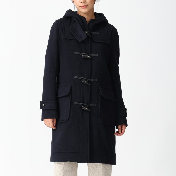 ロンドントラディション コート エリカ ダッフルコート メルトン ネイビー レディース LONDON TRADITION ERICA LT65