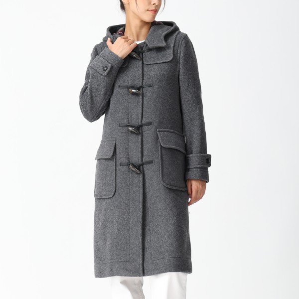 ロンドントラディション コート ダッフルコート メルトン グレー レディース LONDON TRADITION M11 LT65