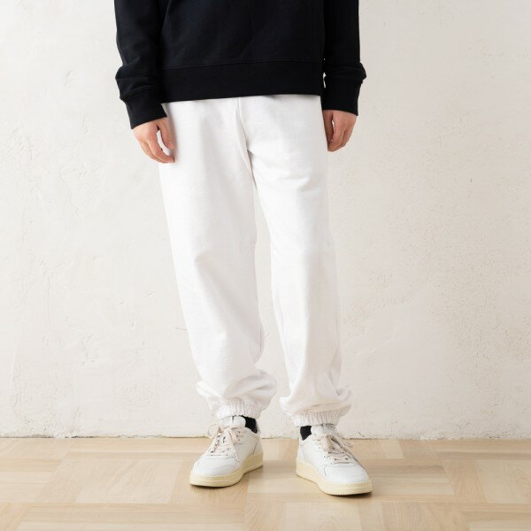 【訳ありアウトレット】ロサンゼルスアパレル パンツ フリーススウェットパンツ ホワイト メンズ LOS ANGELS APPAREL HF-04 14 OZ HEAVY FLEECE SWEATPANTS WHITE【ラッピング不可商品】