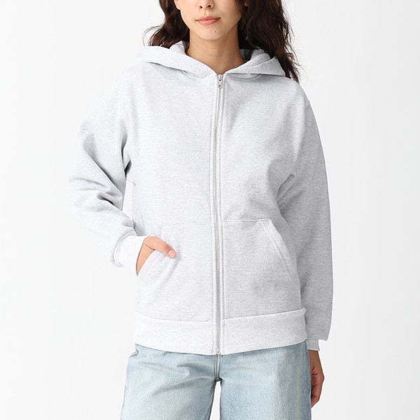 ロサンゼルスアパレル パーカー フーディー フリースジップアップ グレー メンズ LosAngeles Apparel HF-10 ASHGRAY