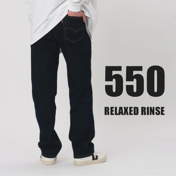 リーバイス パンツ リラックスドフィット ワイドジーンズ ワンウォッシュ ブルー メンズ LEVIS 00550-0216 16