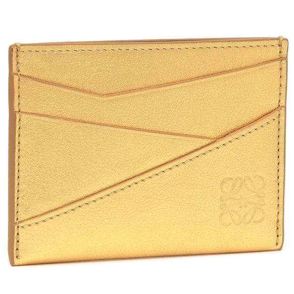 ロエベ カードケース パズル プレーン カードホルダー ゴールド メンズ レディース ユニセックス LOEWE C510Q77X04 1033