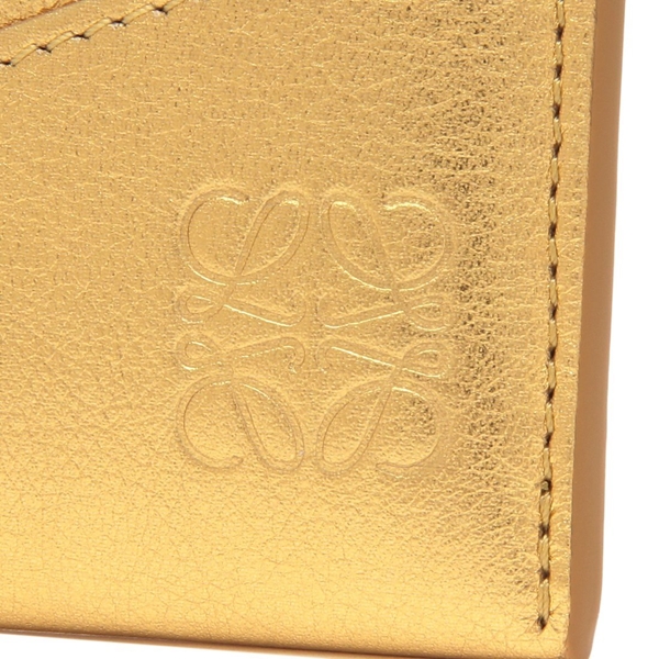 ロエベ カードケース パズル プレーン カードホルダー ゴールド メンズ