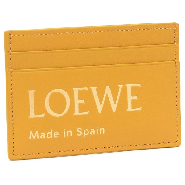 ロエベ カードケース 定期入れ ロゴ オレンジ メンズ レディース ユニセックス LOEWE CLE0322X01 8478