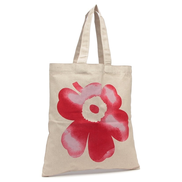 マリメッコ トートバッグ ウニッコ 花柄 レッド ホワイト レディース MARIMEKKO 094598 843 A4対応