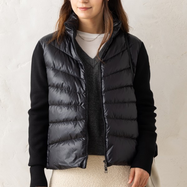 モンクレール カーディガン ボレロ ダウンジャケット コート ブラック レディース MONCLER 9B00024 M1131 999