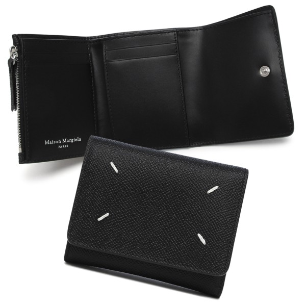メゾンマルジェラ 三つ折り財布 コンパクトウォレット ブラック メンズ レディース Maison Margiela SA3UI0017 P4745 T8013