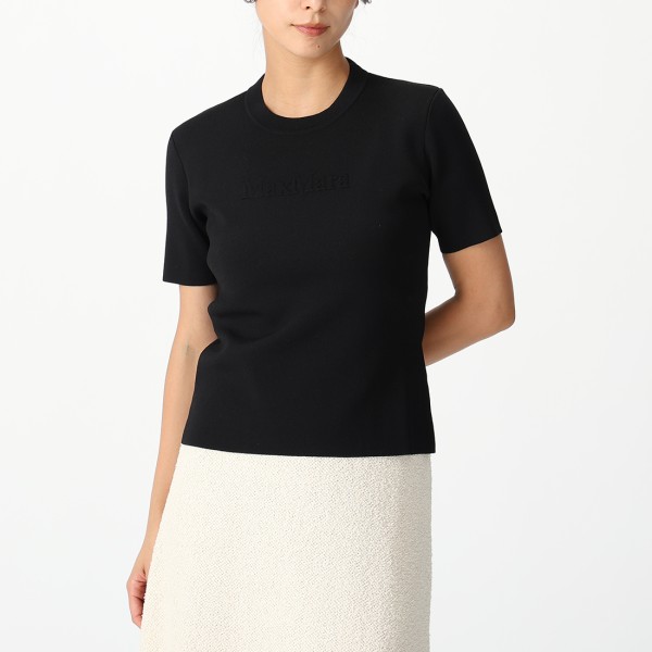 マックスマーラ Tシャツ カットソー アデリオ ブラック レディース Max Mara 2521366068600 005