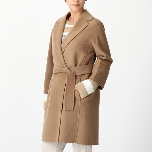 マックスマーラ コート アロナ S MAX MARA ピュアヴァージンウール ブラウン レディース Max Mara 2529016071600 045