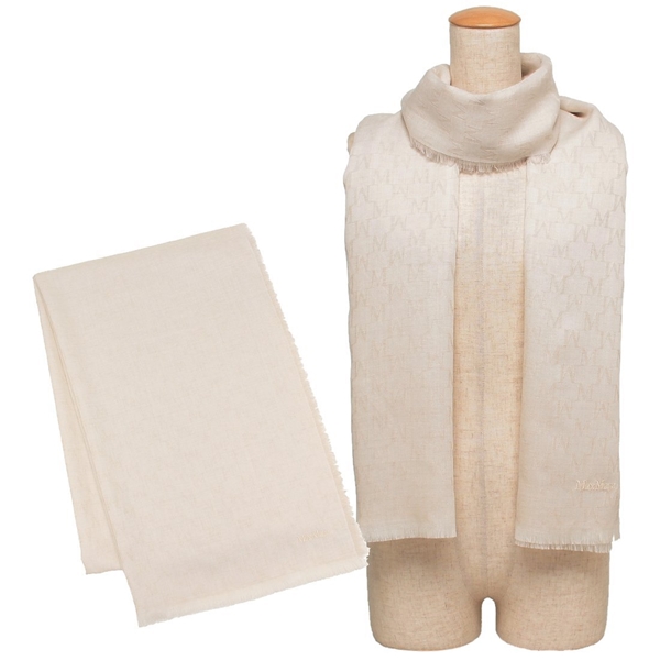 マックスマーラ ストール ホワイト レディース Max Mara MAGICO 001 2524546051600