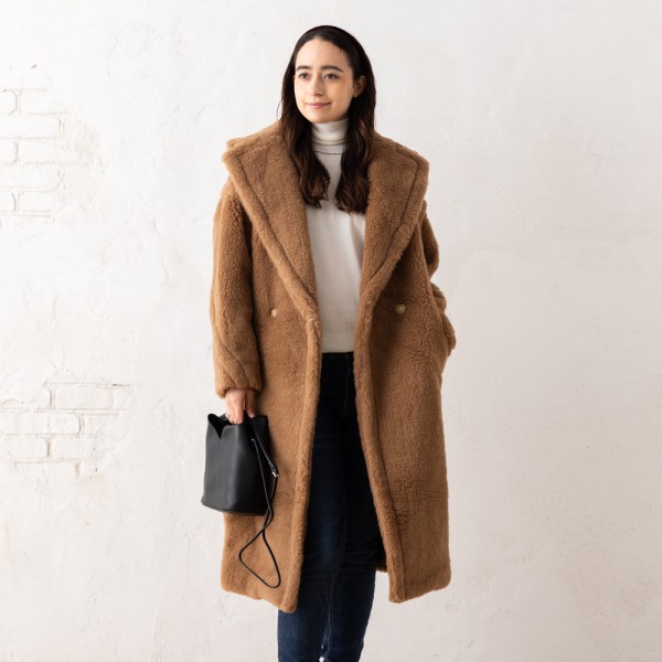 マックスマーラ コート テディ Max Mara ブラウン レディース Max Mara 2421016032600 001