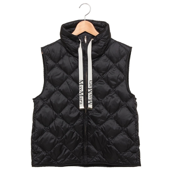 マックスマーラ ダウンジャケット コート ザキューブ トレパール ダウンベスト ブラック レディース Max Mara 2529296035600 002
