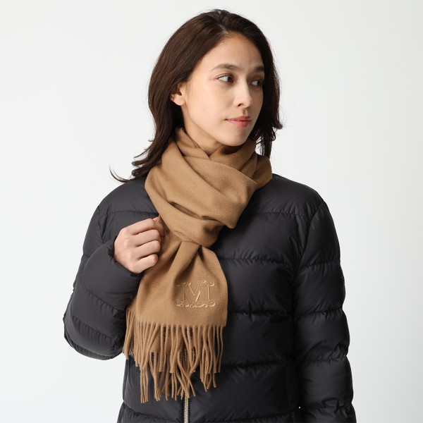 マックスマーラ マフラー ダリア カシミヤ ブラウン レディース Max Mara 2524546311600 013