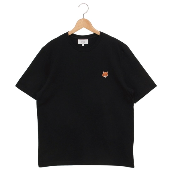 メゾンキツネ Tシャツ カットソー フォックスヘッド ブラック メンズ MAISON KITSUNE PM00107 KJ7026 P199
