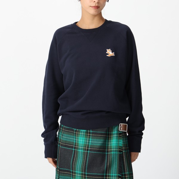 メゾンキツネ スウェット チラックス フォックス ネイビー メンズ MAISON KITSUNE GU00342 KM0002 P480