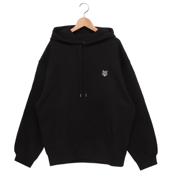 メゾンキツネ パーカー フーディー フォックスヘッド ブラック メンズ MAISON KITSUNE PM00703 KM0341 P199