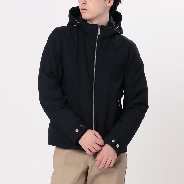 ムーレー ダウンジャケット コート ブルー メンズ MOORER ALBINI PUM DARKBLU