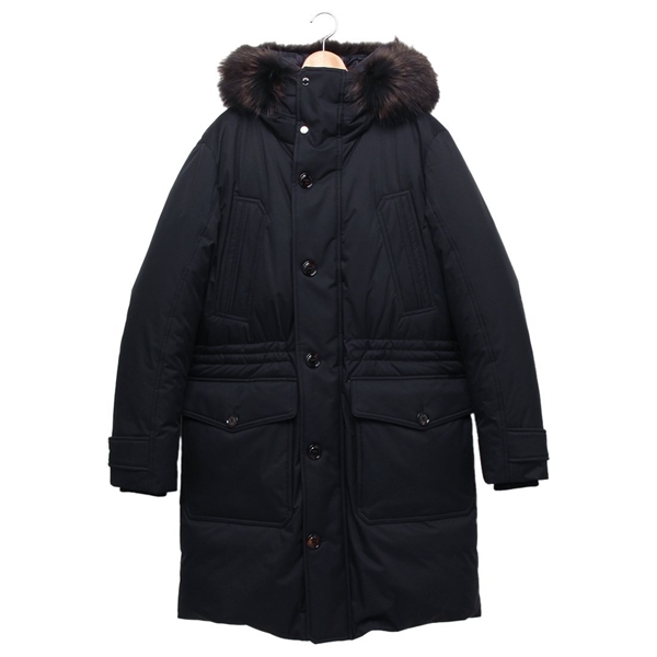 ムーレー ダウンジャケット コート ヘルシンキ ネイビー メンズ MOORER MOUPA100019 ADS U0402