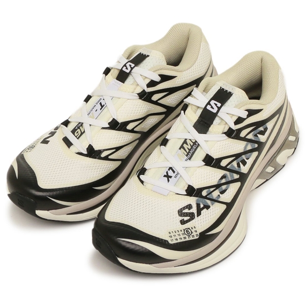 エムエムシックス メゾンマルジェラ スニーカー SALOMON XT サロモン コラボ ホワイト ブラック レディース MM6 S59WS0243 P6303 HB007