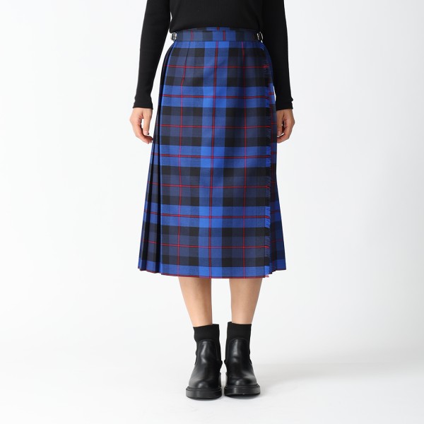 オニールオブダブリン スカート レギュラーイージーキルト 73cm ブルー マルチカラー レディース ONEIL OF DUBLIN 5073