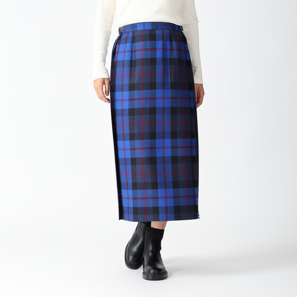 オニールオブダブリン スカート ロングイージーキルト 83cm ブルー マルチカラー レディース ONEIL OF DUBLIN 5083