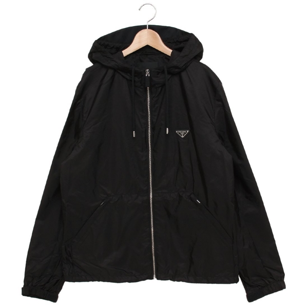 プラダ ジャケット リナイロン トライアングルロゴ ブラック メンズ PRADA SGC220 1WQ9 F0002 S231