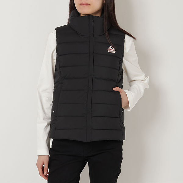 ピレネックス アウター ダウンジャケット コート スプートニック ベスト ブラック レディース PYRENEX HWS004 BLACK