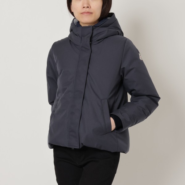 ピレネックス ダウンジャケット コート シャーロット アウター ネイビー レディース PYRENEX HWU009 AMIRAL