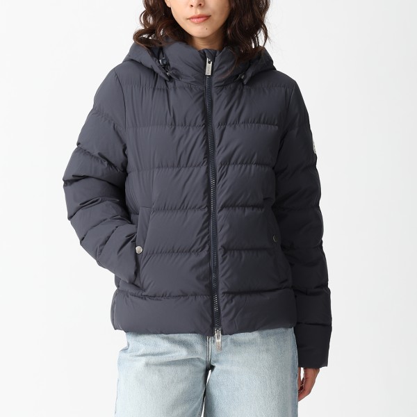ピレネックス ダウンジャケット コート ネイビー レディース PYRENEX HWW006P 0186