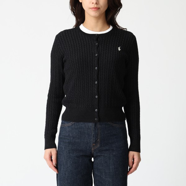 ポロラルフローレン カーディガン ボレロ ケーブルニット コットン カーディガン レディース キッズ RALPH LAUREN 313962548 005