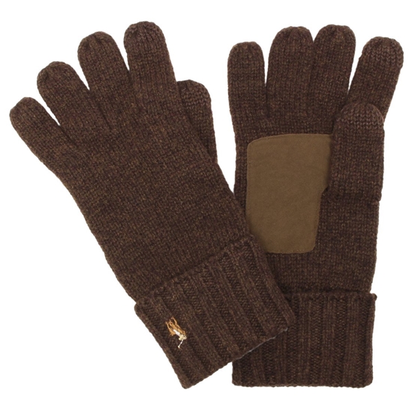 ポロラルフローレン 手袋 シグネチャー メリノ タッチ グローブ ブラウン メンズ RALPH LAUREN PC0494 214