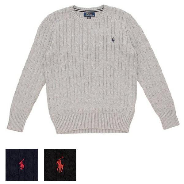 ポロラルフローレン ニット セーター ケーブルニット クルーネック レディース ユニセックス メンズ RALPH LAUREN 323702674