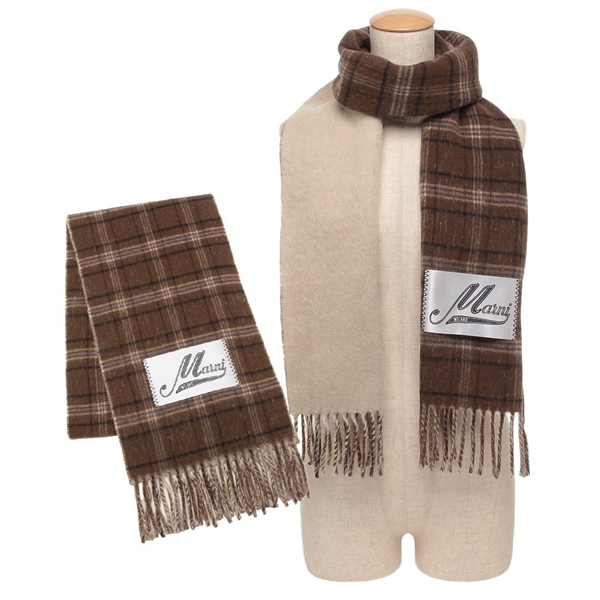 マルニ マフラー チェック柄 ロゴ ベージュ レディース MARNI SCMC0144Y0 UAW060 CHM10