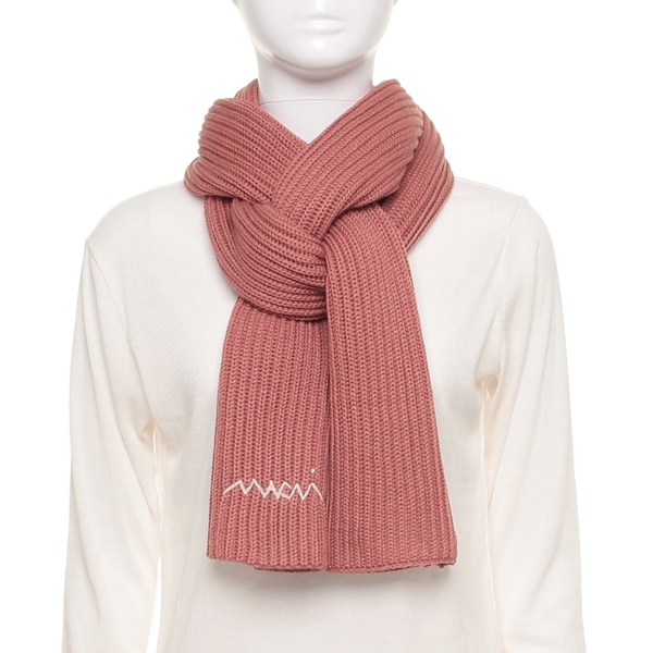 マルニ マフラー ロゴ刺繍入り レディース 大人も可 ピンク キッズ MARNI M01639 M00WB 0M350