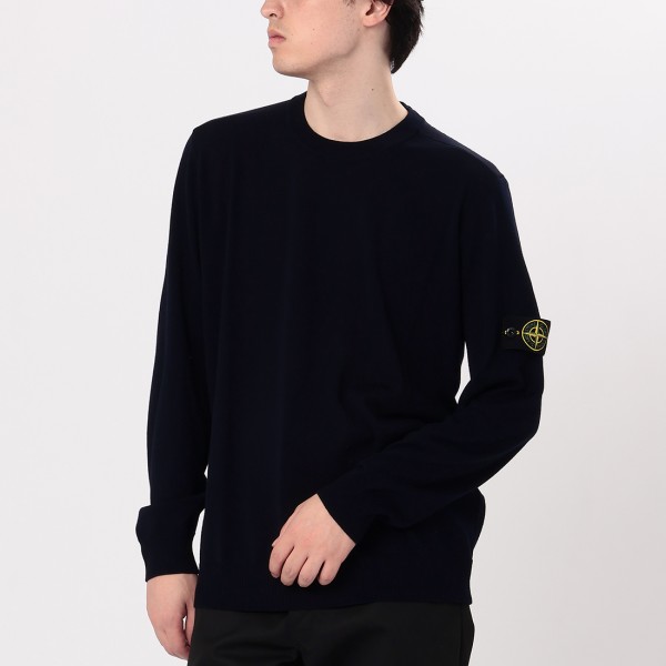 ストーンアイランド ニット セーター ネイビー メンズ STONE  8115510C4 A0020