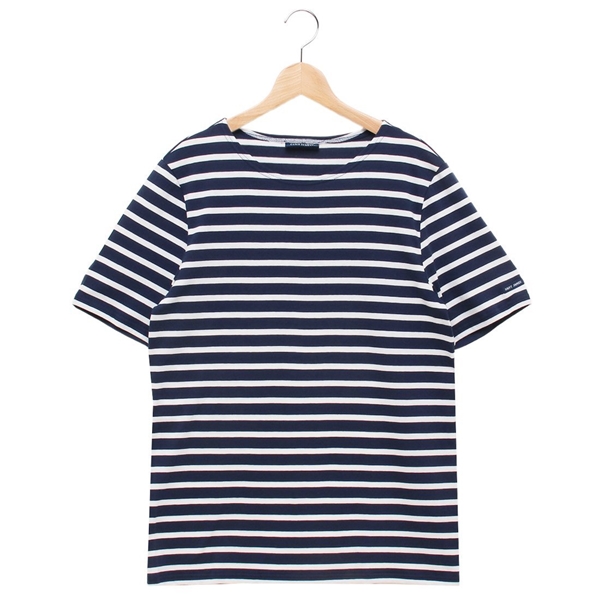 セントジェームス Tシャツ カットソー レヴァント モダン ホワイト ネイビー メンズ ST.JAMES 9863 MARINE NEIGE