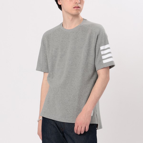 トムブラウン Tシャツ カットソー ショートスリーブT グレー メンズ THOM BROWNE MJS246A 07323 055
