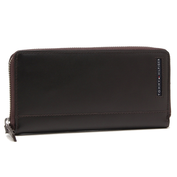 トミーヒルフィガー 長財布 ラウンドファスナー ブラウン メンズ   31TL13X025 200