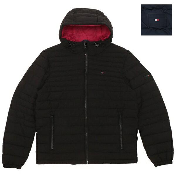 トミーヒルフィガー ダウンジャケット コート   ストレッチ キルテッド フーディー 中綿 シンプル メンズ 151AP619