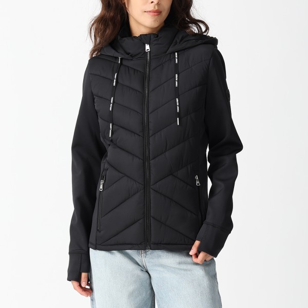 トミーヒルフィガー ジャケット パデッドジャケット ブラック レディース   TP35119J BLK