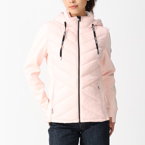 トミーヒルフィガー ジャケット パデッドジャケット ピンク レディース   TP35119J ROSE CLAY