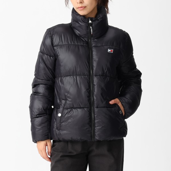 トミーヒルフィガー ジャケット パッファージャケット ブラック レディース   TP45193J BLK