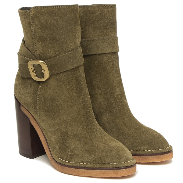 トッズ ブーツ ショートブーツ カーキグリーン レディース TOD'S XXW76C0DF60 RE0 V622