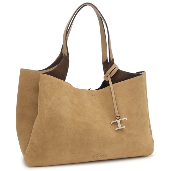 トッズ トートバッグ Tタイムレス ミディアム ベージュ レディース TOD'S XBWAPAF9300 P3A 4L20 A4対応