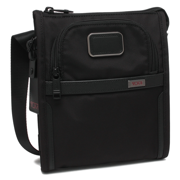 トゥミ ショルダーバッグ アルファ ポケット バッグ スモール ブラック メンズ TUMI 02203110D3 117345 1041