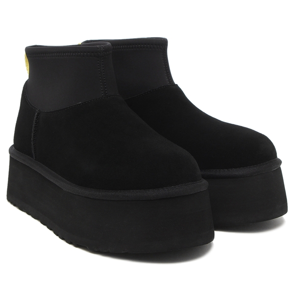 アグ ブーツ クラッシックミニディッパー 厚底 プラットフォーム 5cm ブラック レディース UGG 1168170 BLK