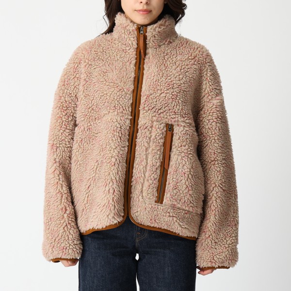 アグ ジャケット UGG マーレーン コンフェッティ スタンドカラー フリース ピンク レディース MARLENE CONFETTI 1173392 WPPP