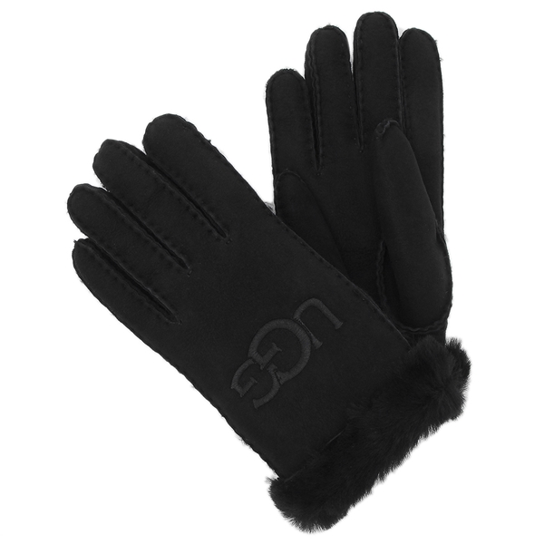 アグ 手袋 シープスキン エンブロイダー グローブ ブラック レディース UGG 20931 BLK