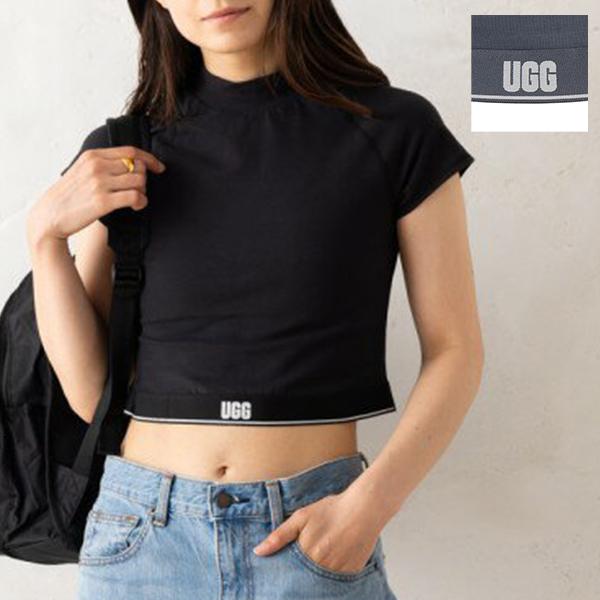 アグ Tシャツ カットソー フィットネス トリナ レディース UGG 1152860 TRINA LOGO SHORT SLEEVE TOP